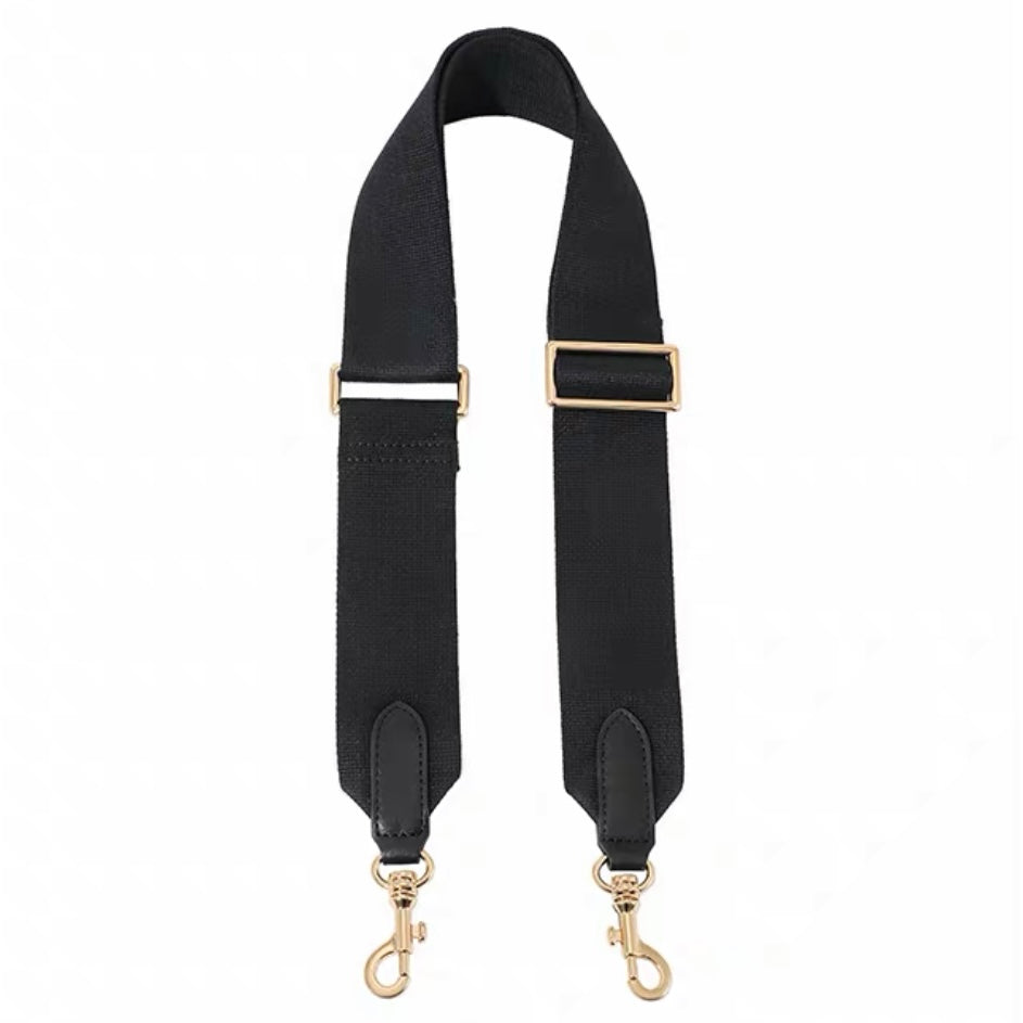 Nylon Twill Webbing 2 Inch Bag Strap (Gold Hardware)