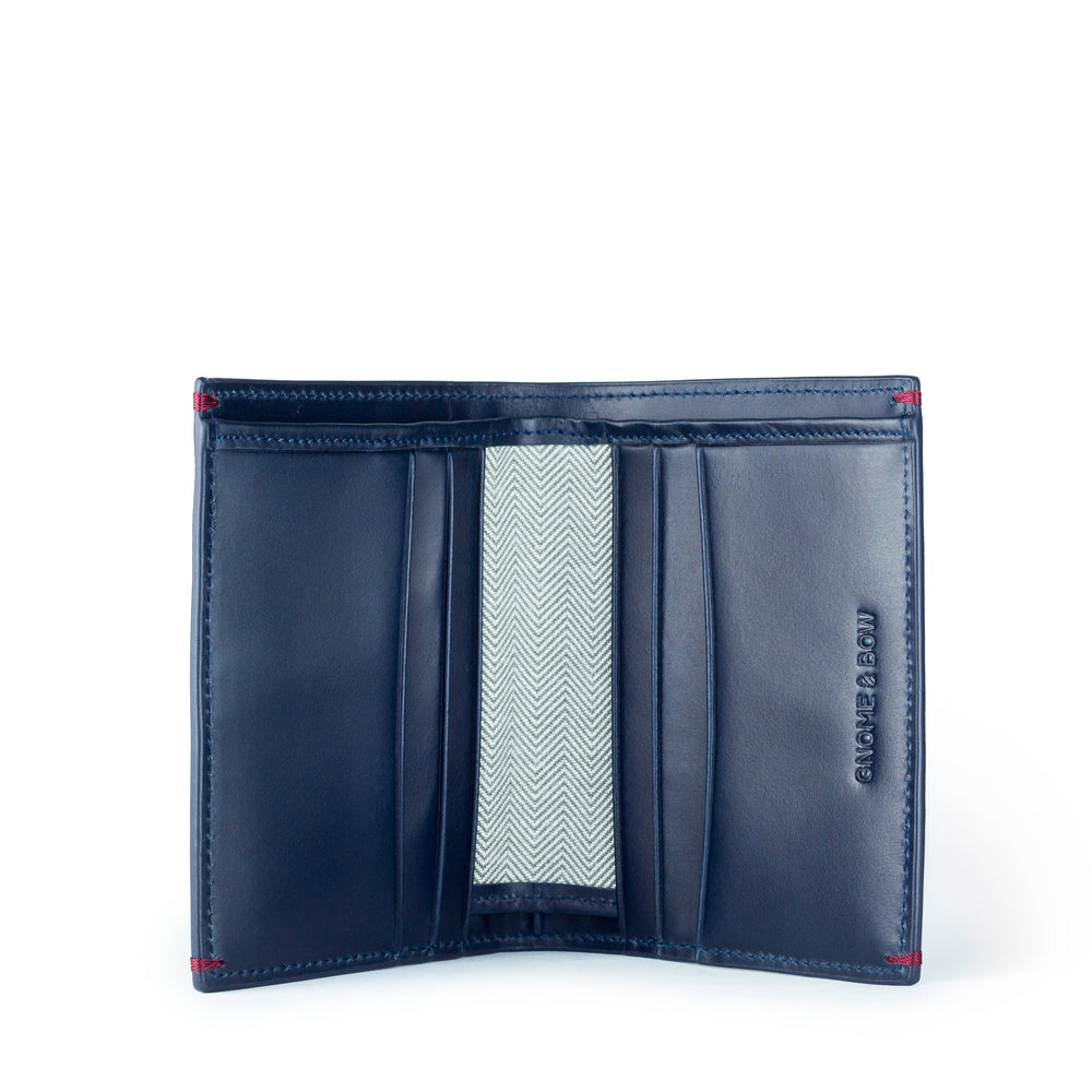 Gulliver Cash Coin Slot Small Bifold Wallet (RFID USA Wax Leather)